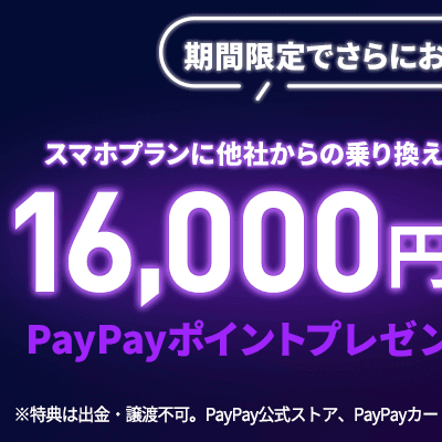 LINEMOを契約するとPayPayポイント最大2万円相当がもらえる『スマホプランフィーバータイム』が10月19日から開催 - usedoor