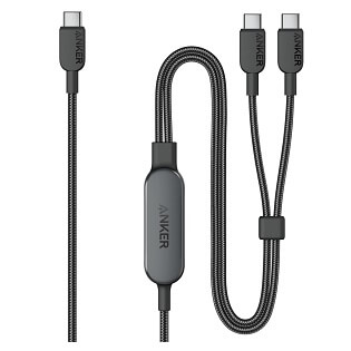 Ankerが1本のケーブルに2つのUSB-Cポートを備えた最大140W出力の充電ケーブルを発売。初回20％オフセールも。これ欲しいかも ...