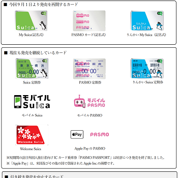 記名式「Suica」「PASMO」カードの販売再開、無記名式は販売中止を継続 - usedoor
